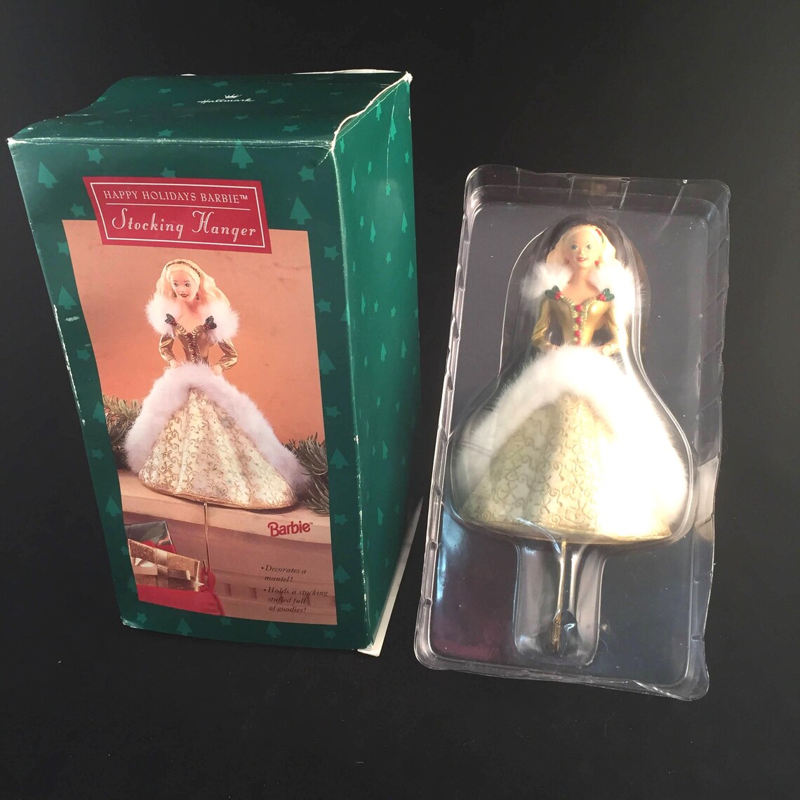 1995 Barbie Stocking Hanger Made by Mattel, Holiday Barbie Stocking ...