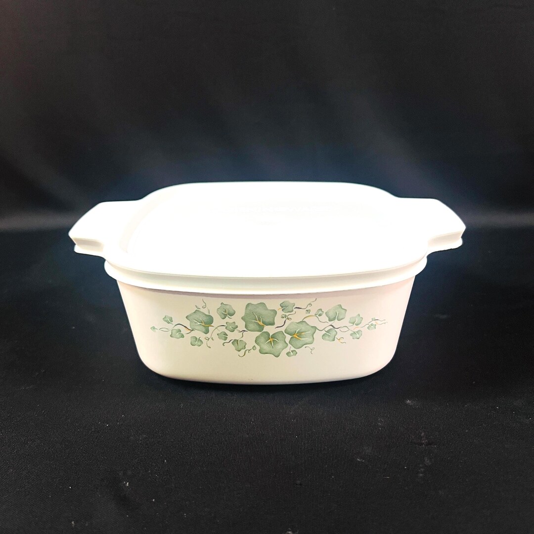 1.5 Liter Callaway Ivy Corning Ware Casserole Dish With Snap on Lid ...