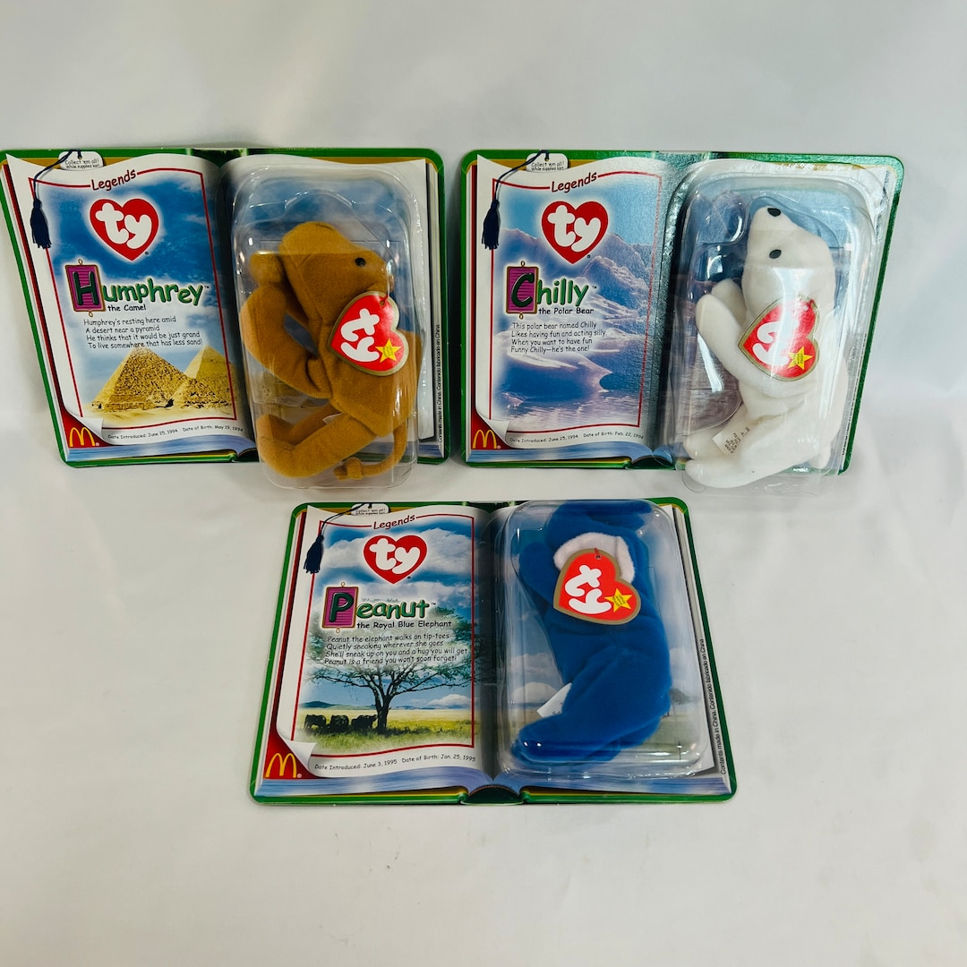Ty Mcdonalds Legends Trio, Peanut, Chilly, Humphrey, New in Sealed ...