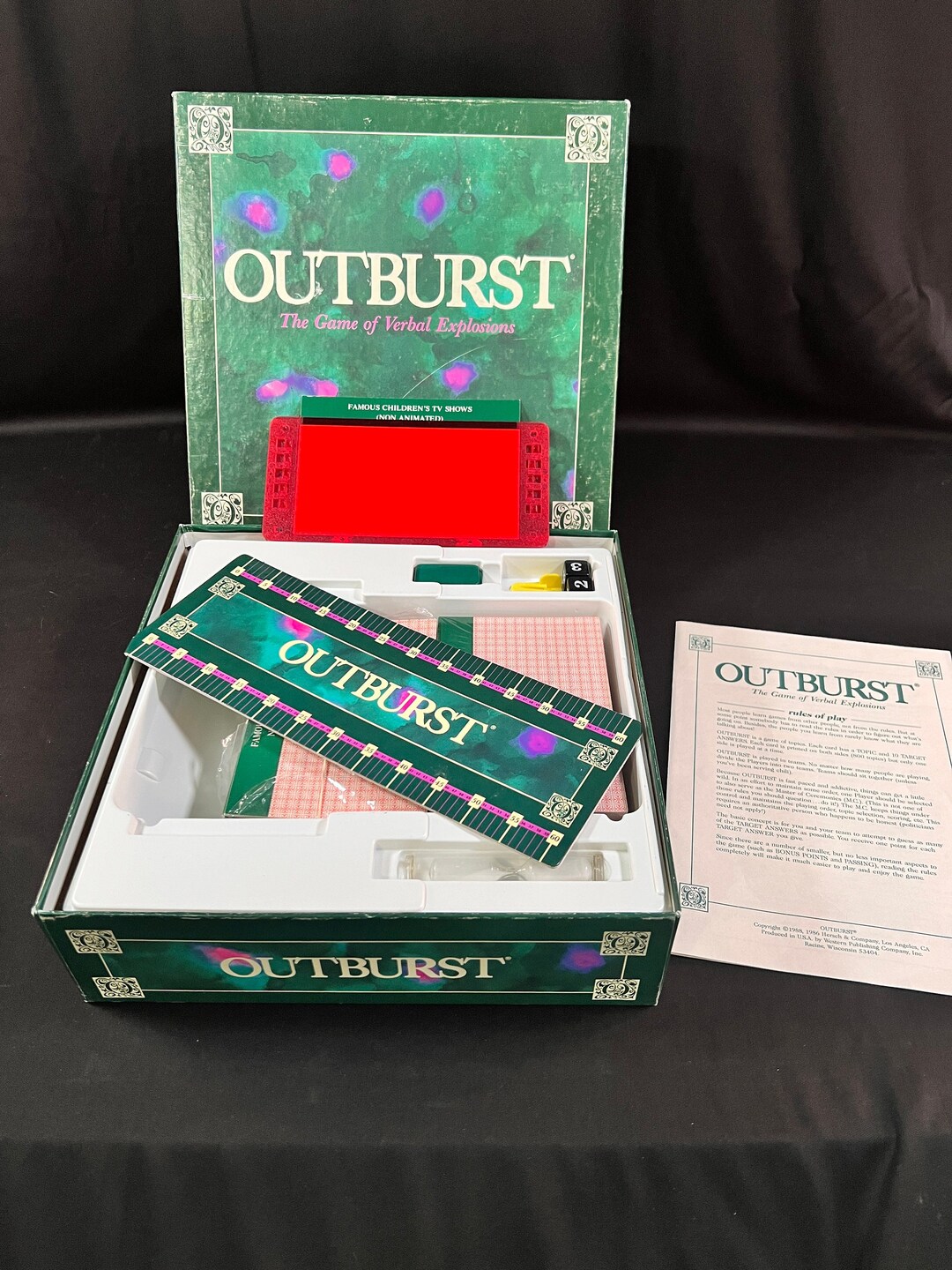 1988 Outburst Game, Complete, 2 or More Adults, by Parker Brothers ...