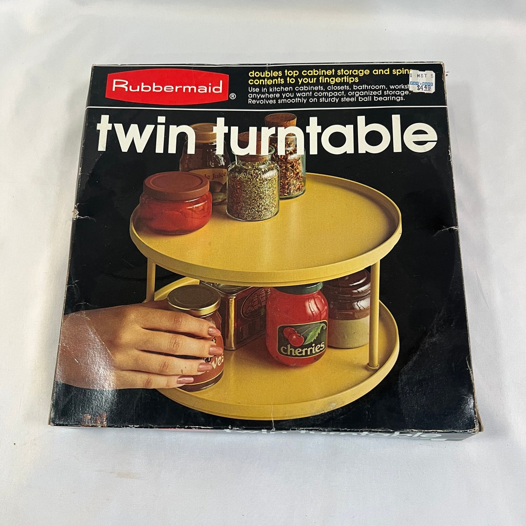 New/vintage Rubbermaid Twin Turntable Retro Spice Rack Two - Etsy