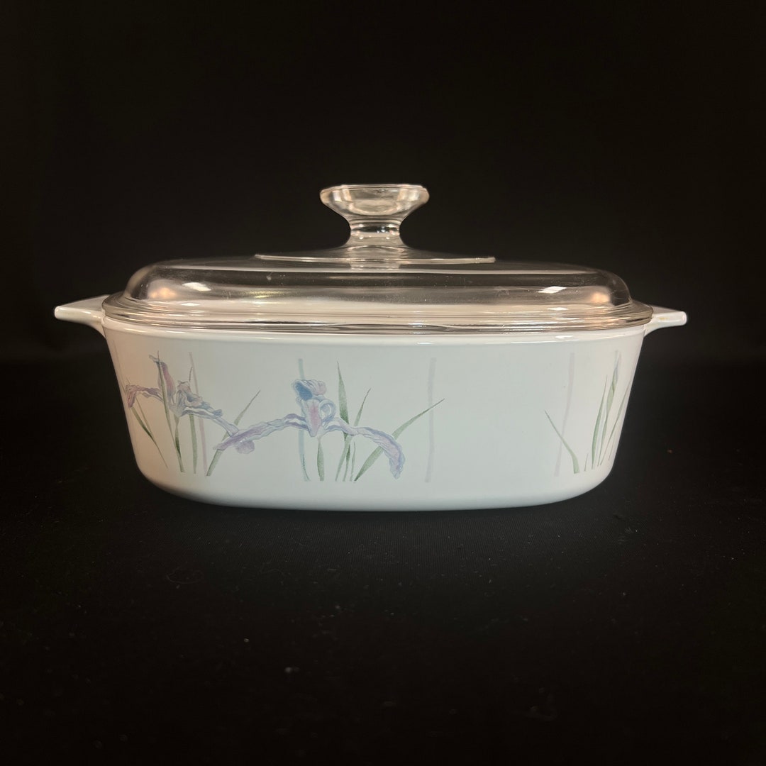 2 Liter Shadow Iris Corning Ware Casserole Dish With Glass Lid, A-2-B - Etsy