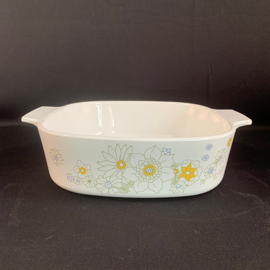 A 2 Quart Floral Bouquet Corning Ware Casserole Dish A Rare - Etsy