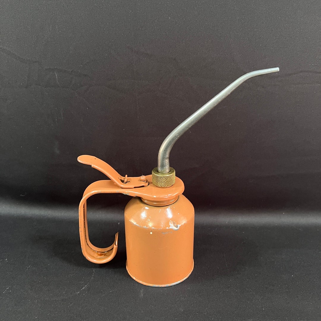 Vintage Oil Can, Unique Design in Good Condition With Definite Ware Due ...