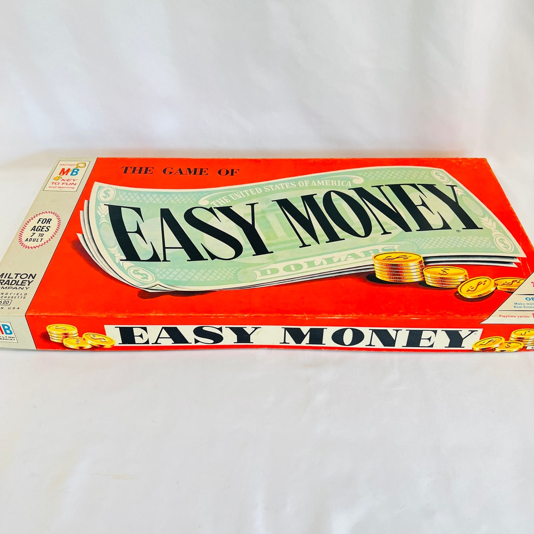 Vintage 1960's Easy Money Board Game, Complete, Hours of Fun, Retro ...