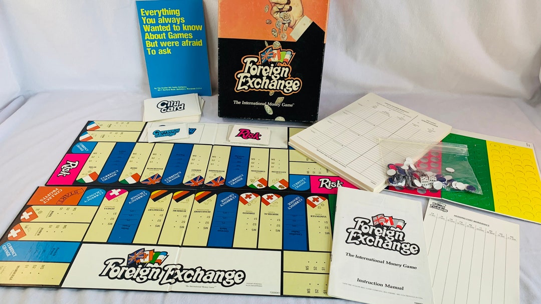 1979 Vintage Foreign Exchange Board Game, the International Money Game ...