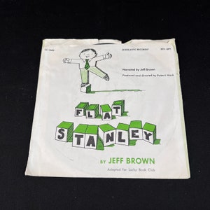 1972 Flat Stanley Record Narrated by Jeff Brown Adapted for - Etsy