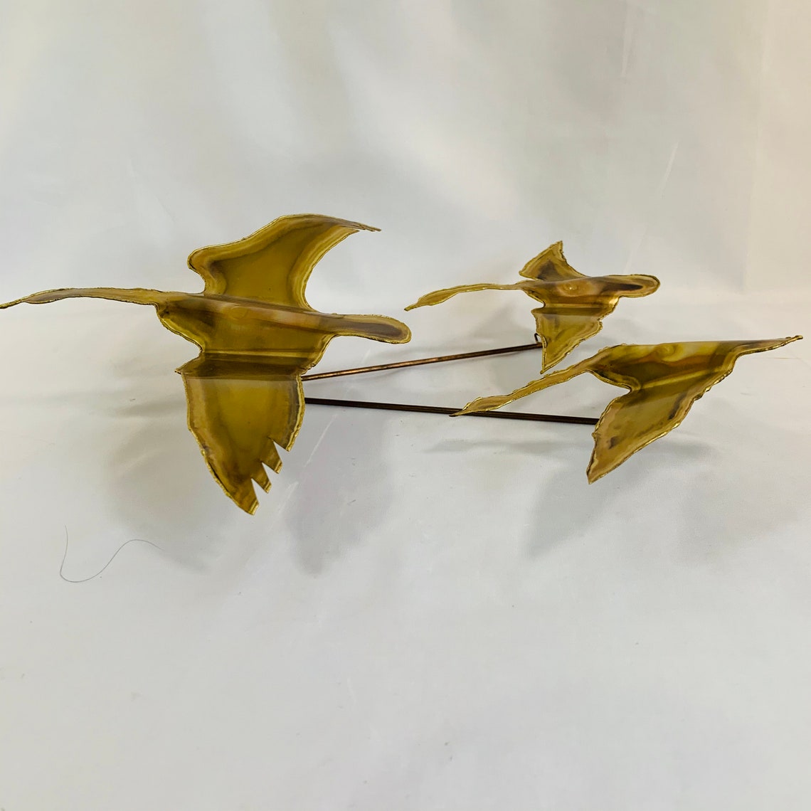Metal Flying Geese Birds in Flight Wall Mount Detailed | Etsy