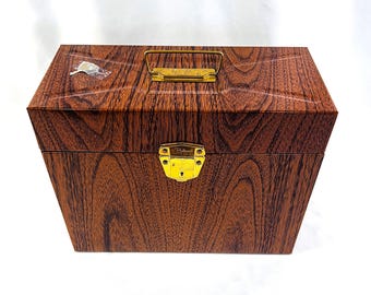 Metal Box With Key by Excelsior, Rustic Condition, Grey Storage Box ...