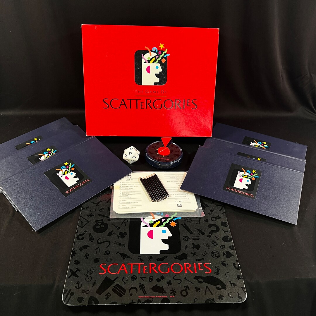 Vintage 1988 Scattergories Game by Milton Bradley, A Great Family Game ...