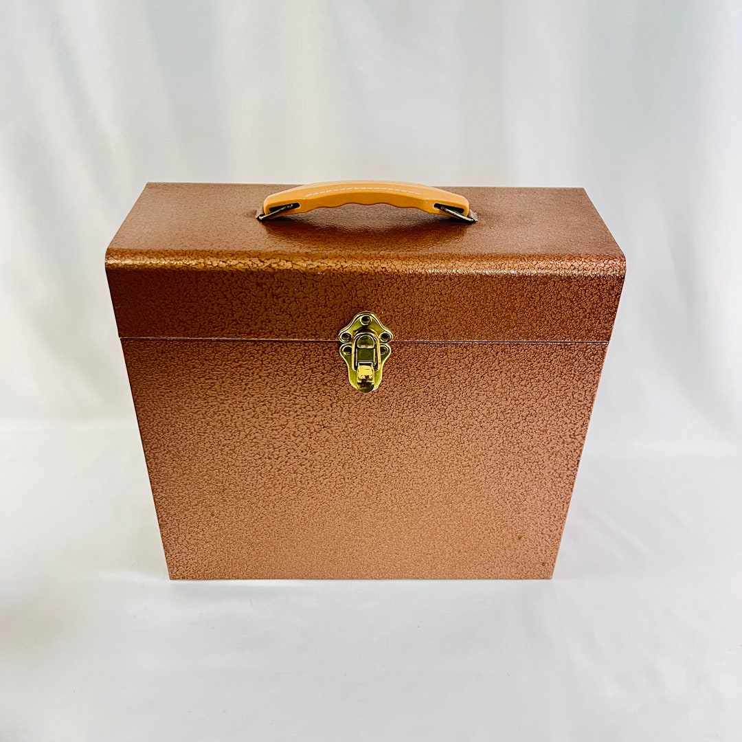 Vintage Eagle Lock Co. Metal File Box, Copper Tone Color, Storage ...