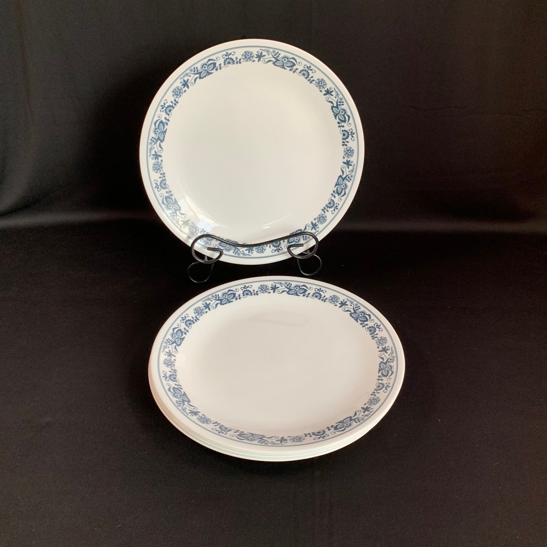 Set of 6 Dinner Old Town Corelle Plates 10-1/4" Diameter, Vintage ...