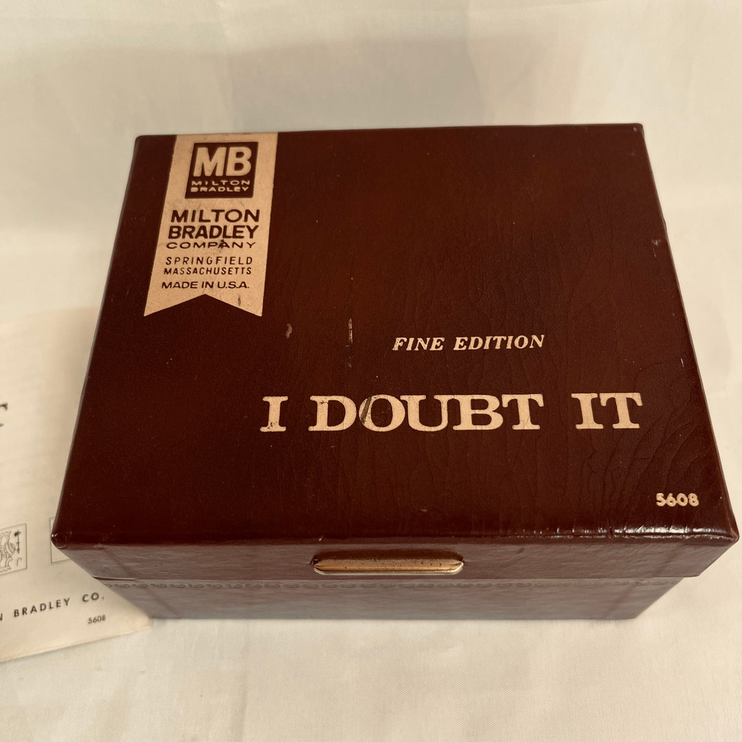 1963 I Doubt It Dice Game by Milton Bradley Company, Fine Edition I ...