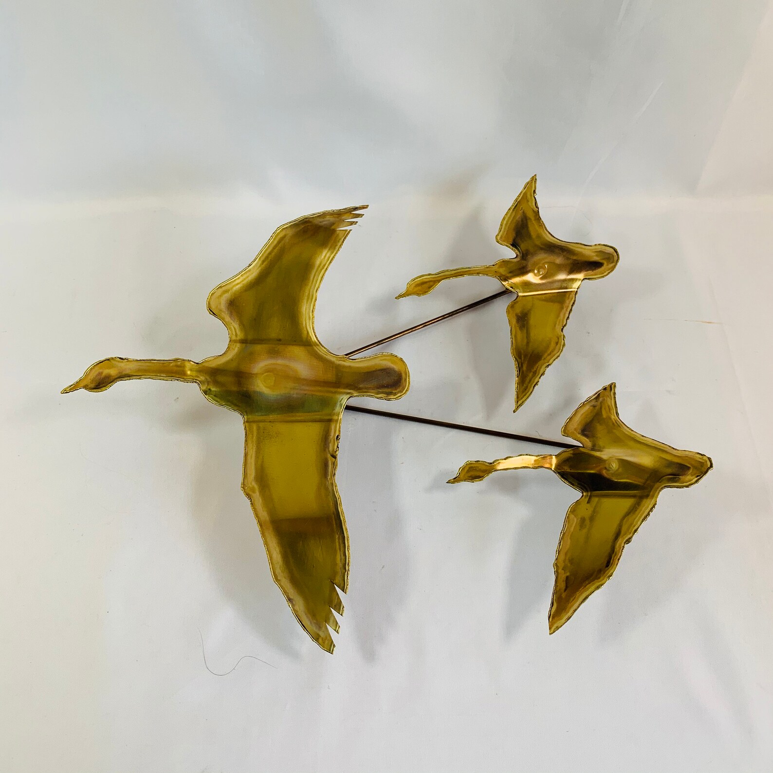 Metal Flying Geese Birds in Flight Wall Mount Detailed | Etsy