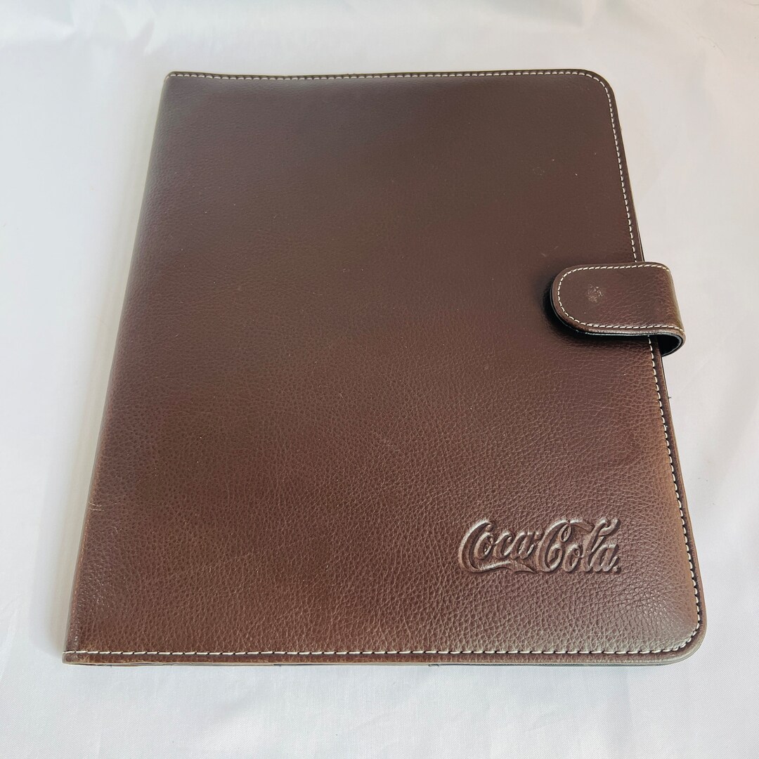 Coca Cola Binder With Snap Closure and Multiple Inside Pockets ...