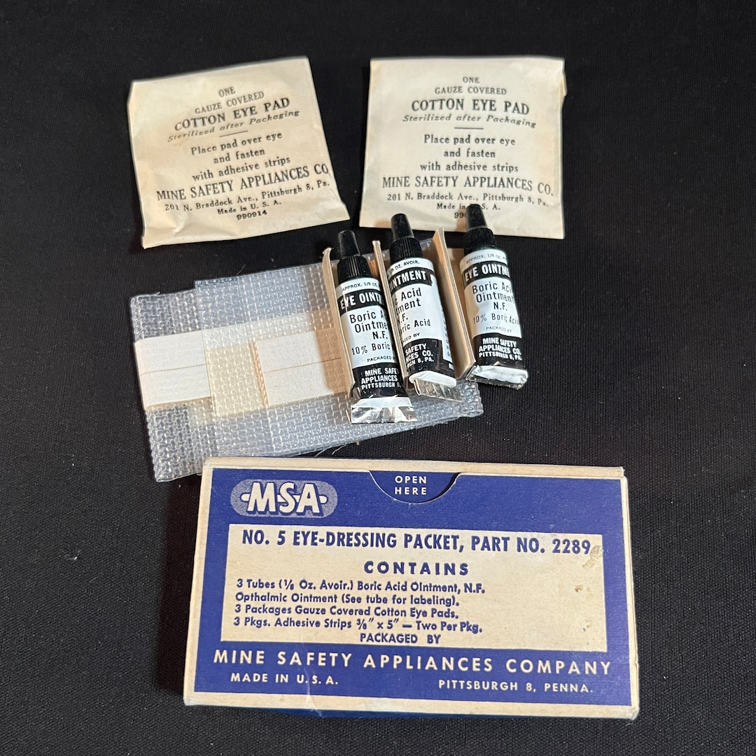 Vintage Collectible Eye Dressing Packet, Complete in Original Box ...