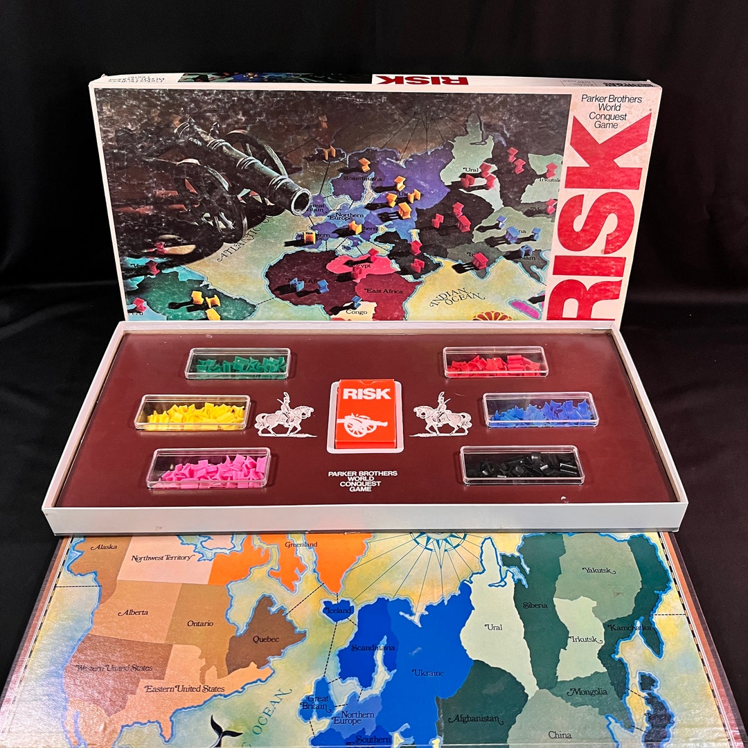 Vintage 1980 Risk Game by Parker Brothers, Age 10 - Adult, Game is ...