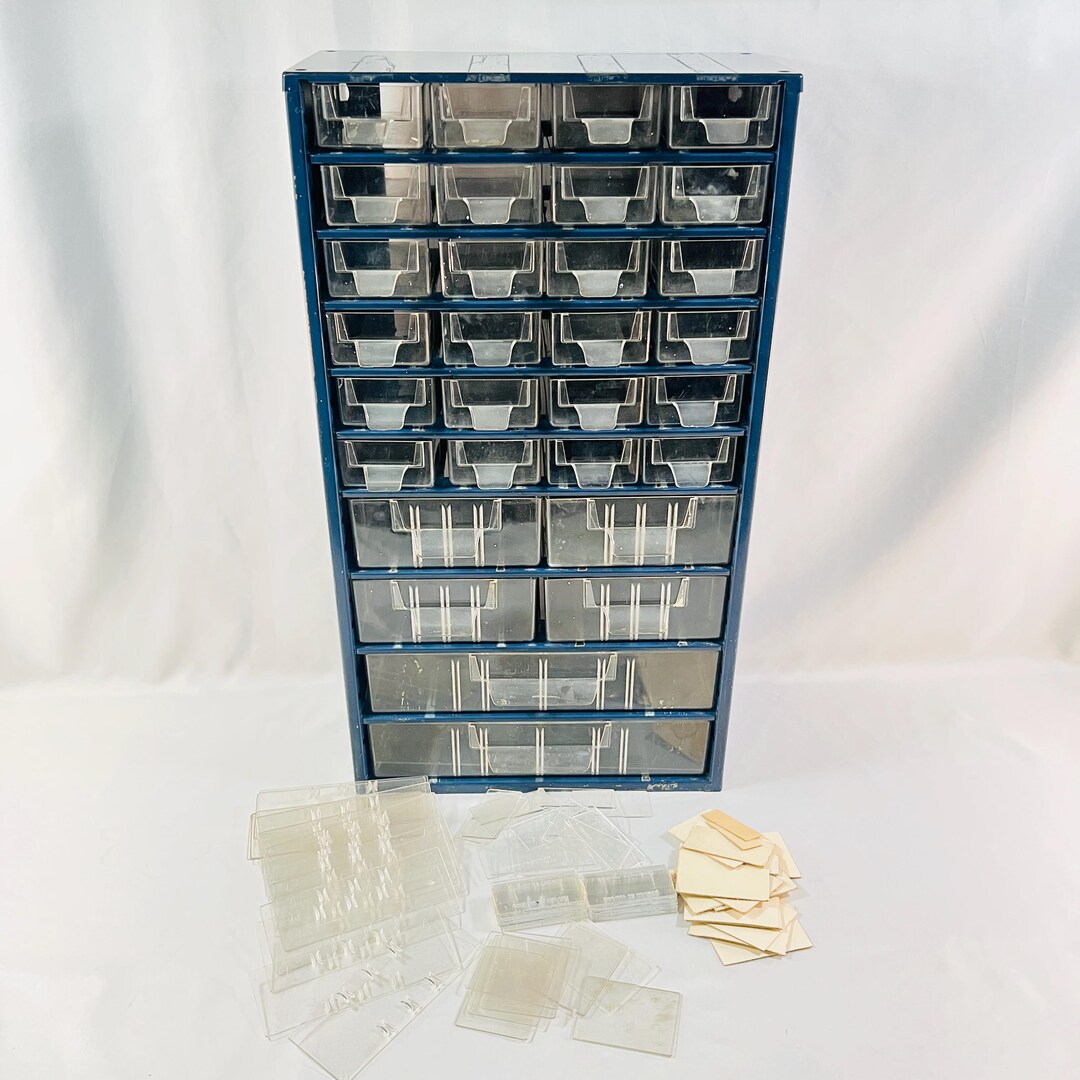Extra Large Multi Drawer Organizer, Metal Shell With 30 Plastic Drawers ...