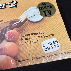 New/vintage as Seen on TV Buttoneer 2 in Original Package Never Opened ...