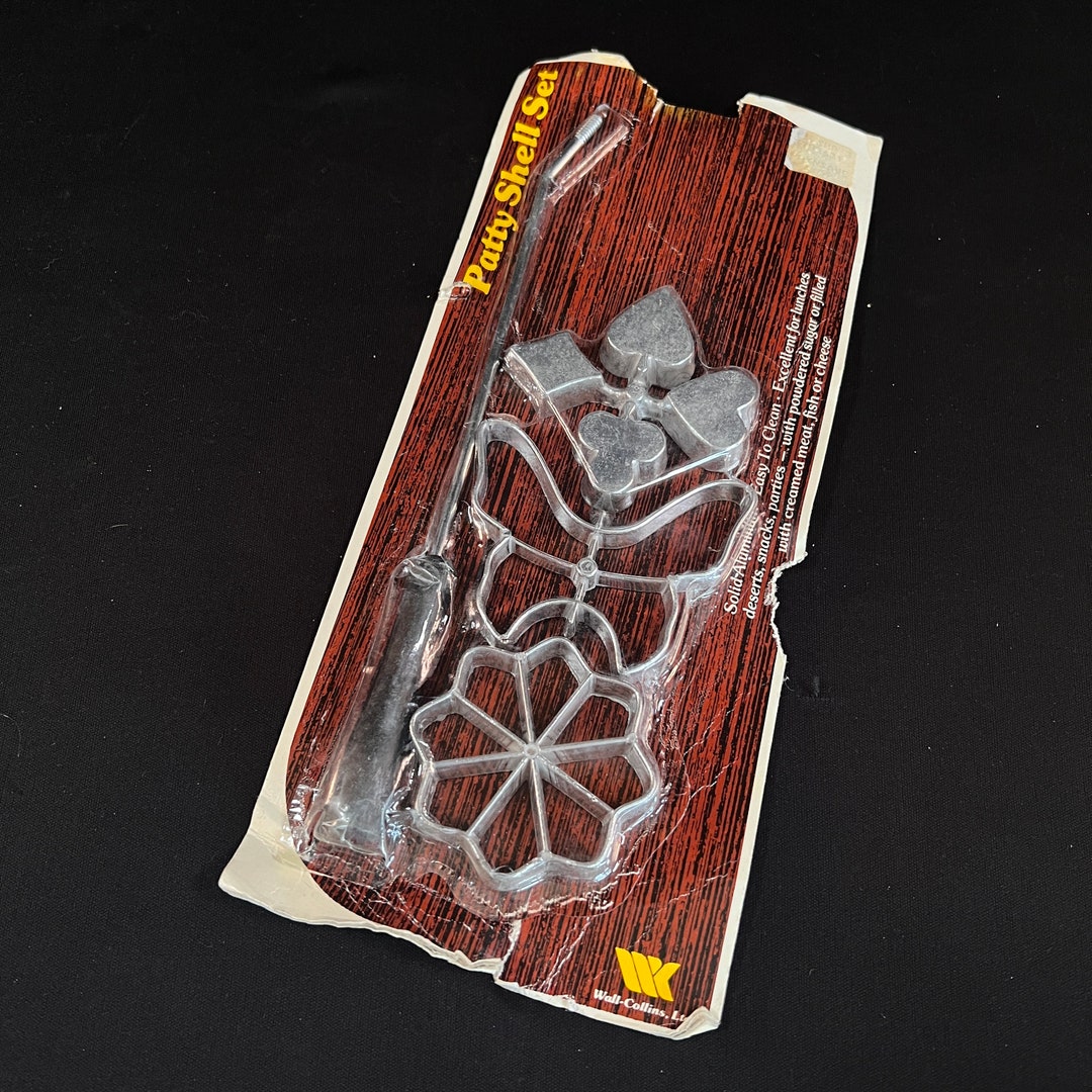 Vintage Patty Shell Set, Timbale Iron, 1 Mold per Dip, Total of 3 Mold ...