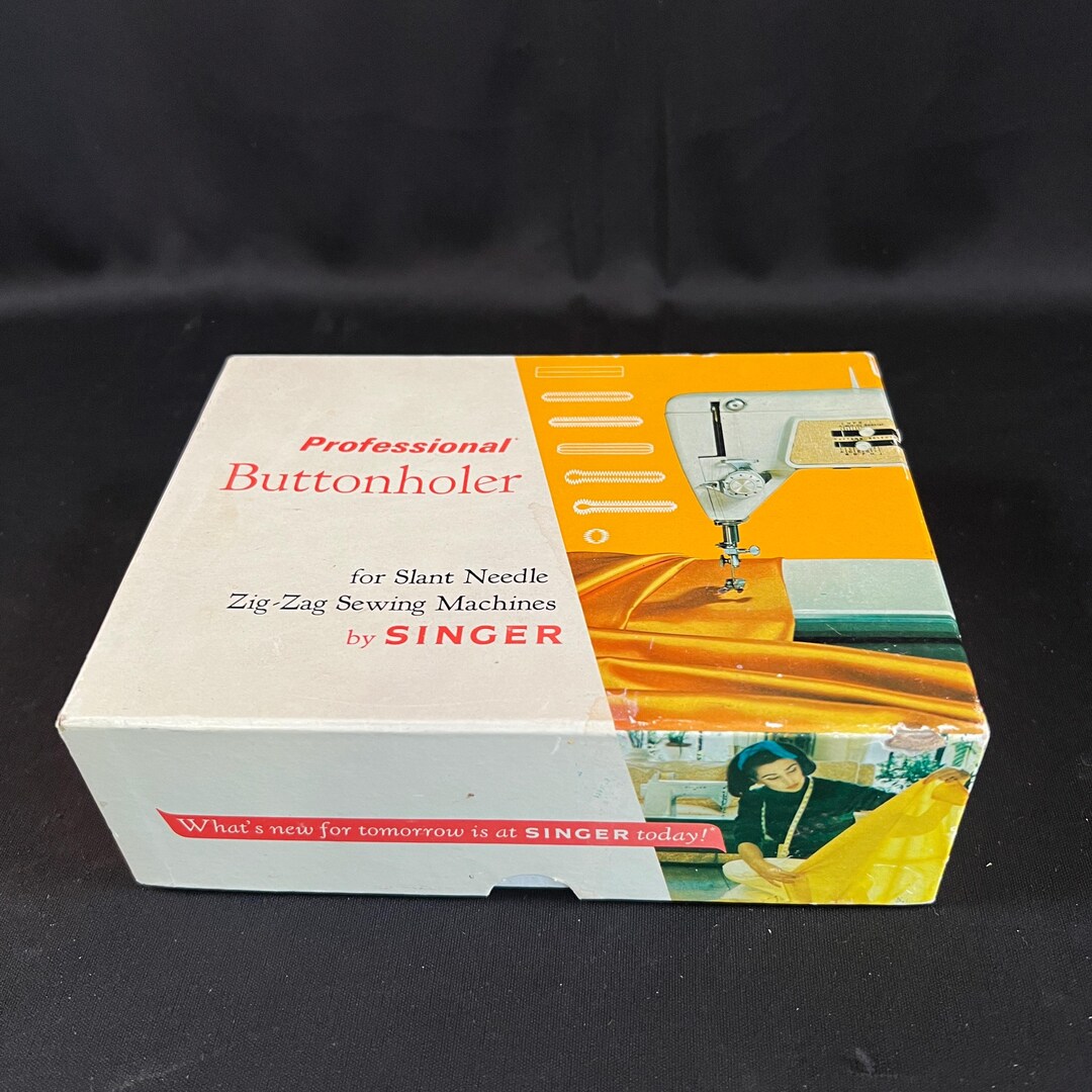 1967 Singer Professional Buttonholer Complete With Extra Templates and ...