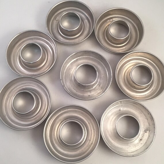 Craft Supplies And Tools Baking 4 Total Tarts Ice Vintage Tin Molds Jello