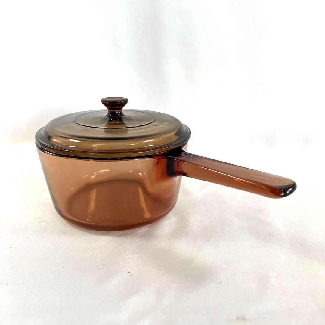 1.5 Liter Vision Corning 2 Piece Set, Sauce Pan With Lid, V-1.5-B ...