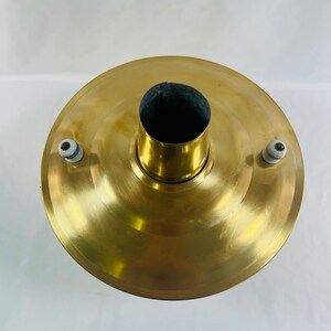 Brass Chafing Dish With Porcelain Knobs and Handles, Center Vent Pipe ...