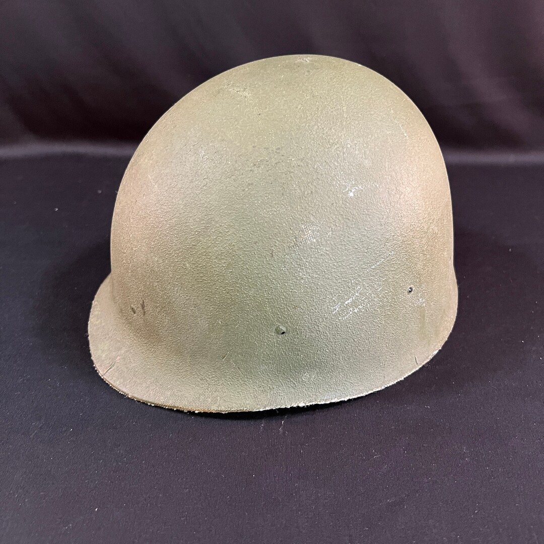 Vintage Green Military Helmet, Rustic Military Helmet See All Photo's ...