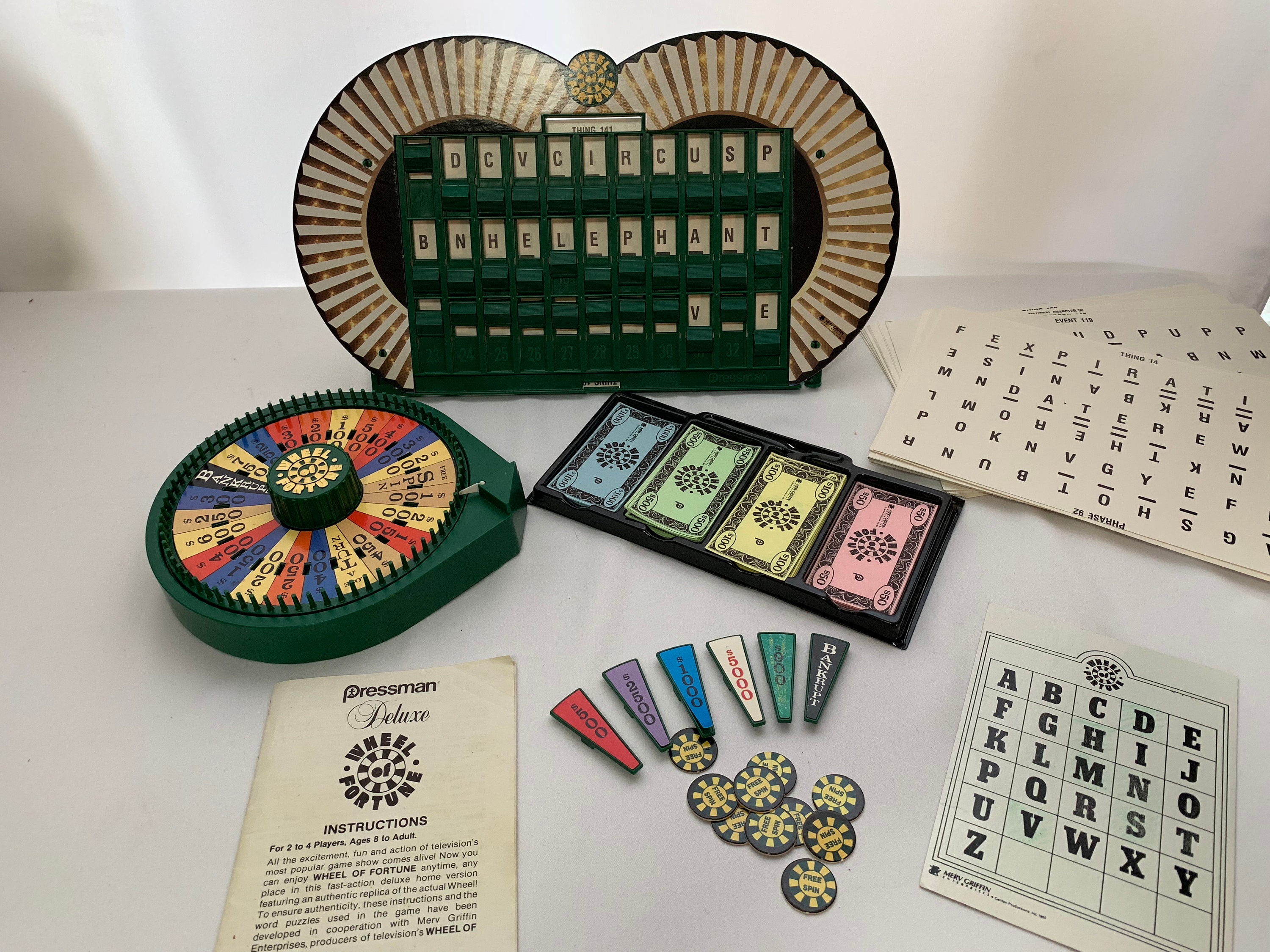 Deluxe Wheel Of Fortune Board Game