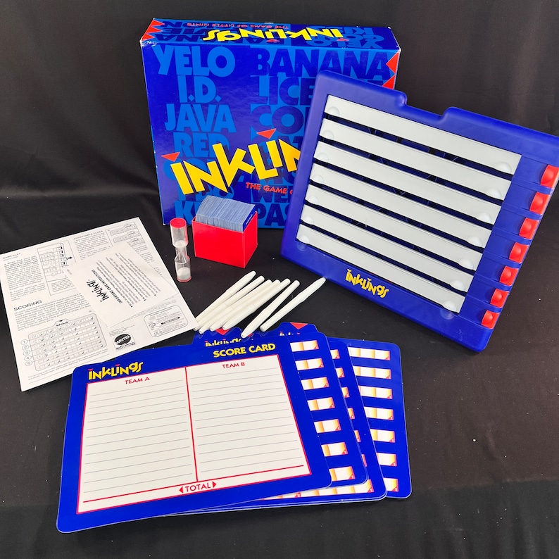 1993 Inklings Game, Complete With All Pieces Except Pens They Are Dried ...
