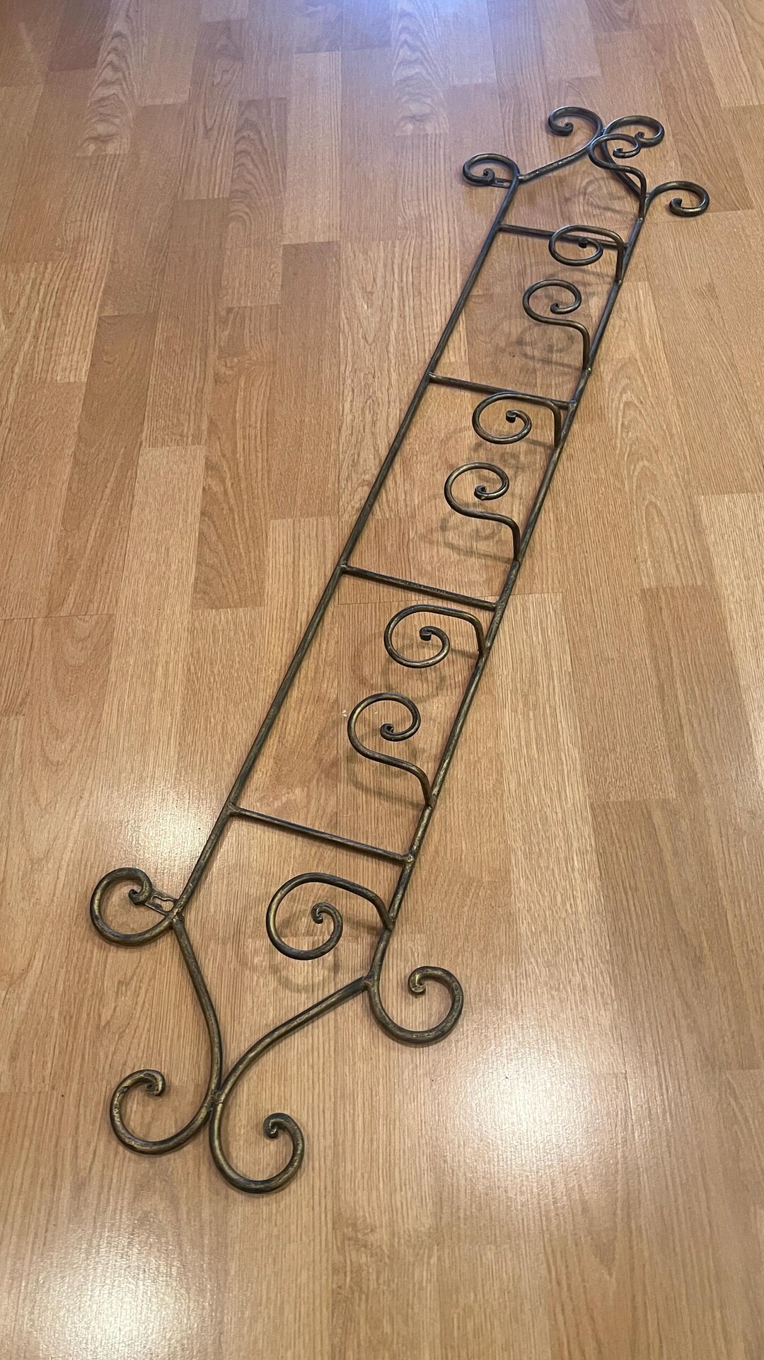 4 Plate Extra Long Wall Mount Horizontal Plate Display Rack, Holds 4 ...