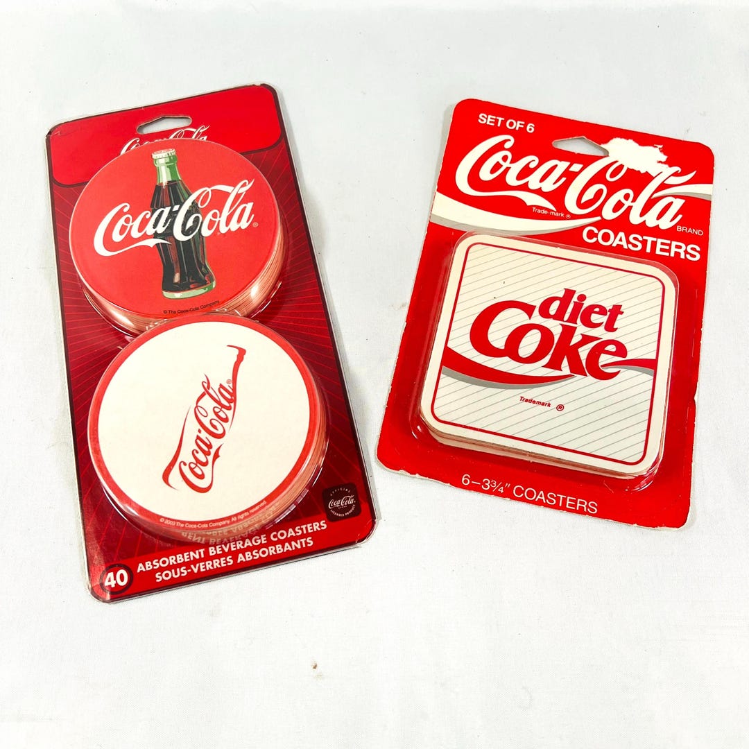 46 Coca Cola Drink/bar Coasters New in Original Packaging Never Opened ...