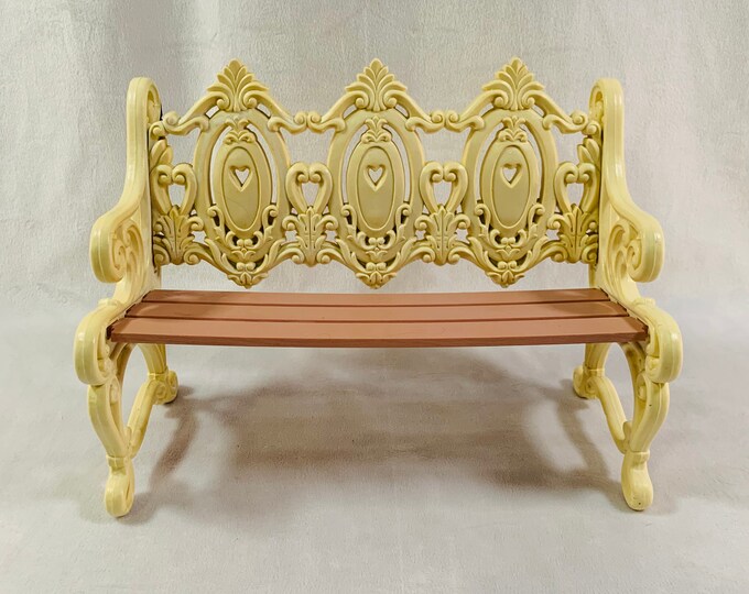 REDUCED Burwood Prod. Co. Ornate Doll Bench, Display Piece, Display a ...