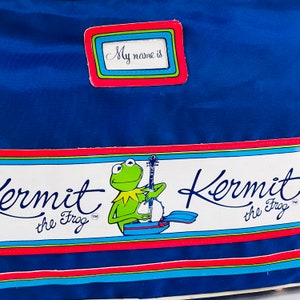 1979 Muppet's Bag Kermit the Frog (butterfly Original) Child's Suitcase ...