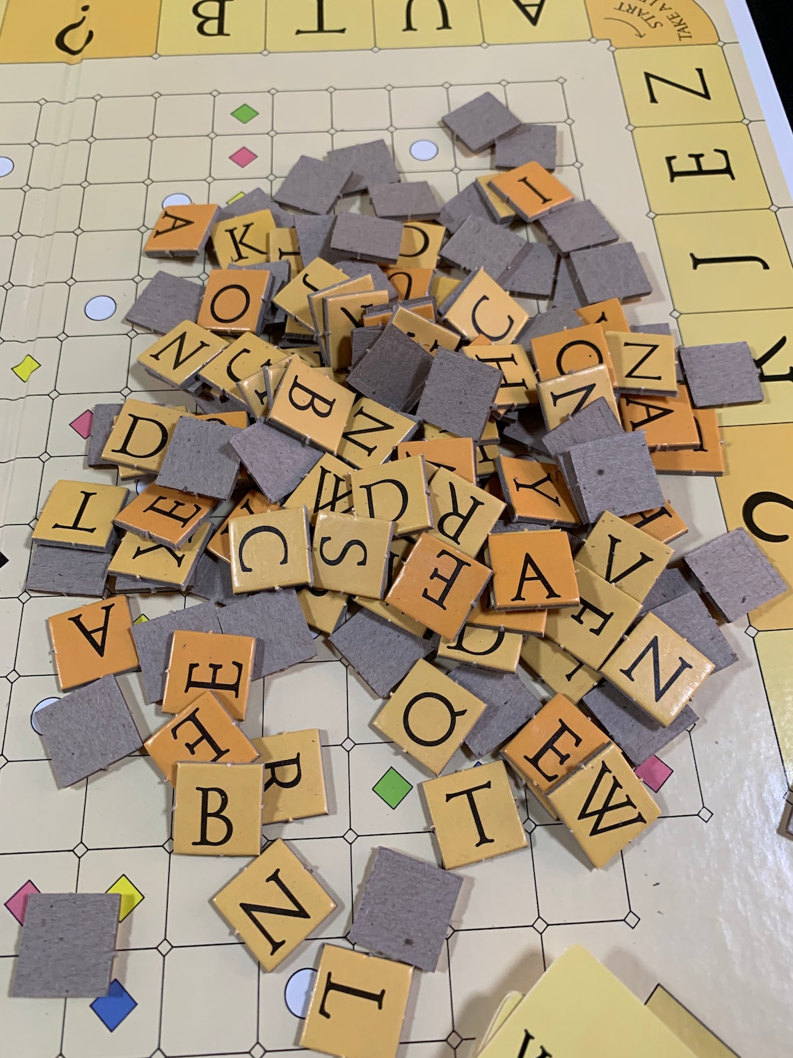 Vintage 1985 Take A Letter Board Game Collect Swipe and | Etsy