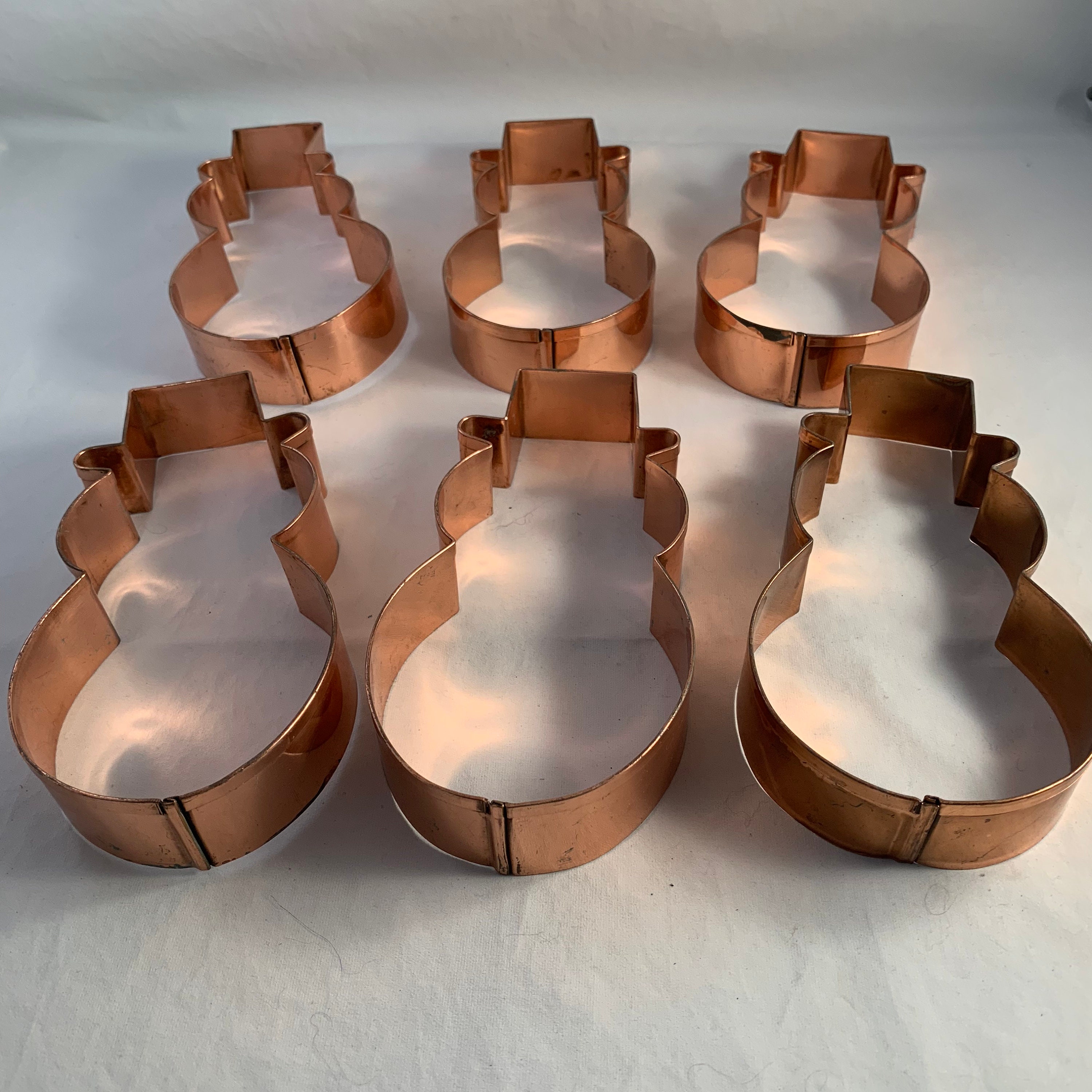 A Large Snow Man Copper Cookie Cutter Snow Man Shaped Cookie | Etsy