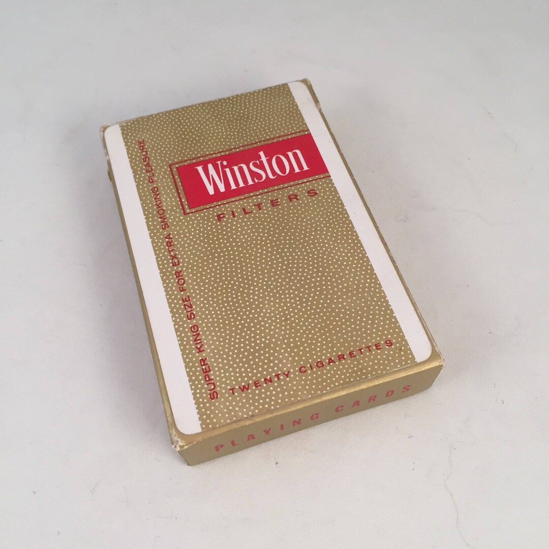 Vintage Winston Playing Card With Classic Winston Filtered - Etsy Denmark