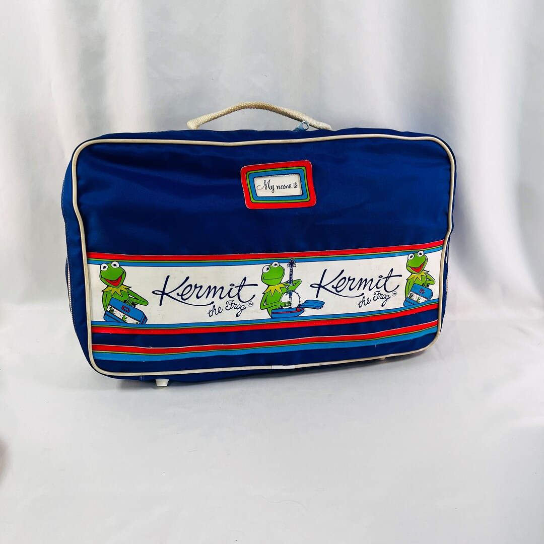 1979 Muppet's Bag Kermit the Frog (butterfly Original) Child's Suitcase ...