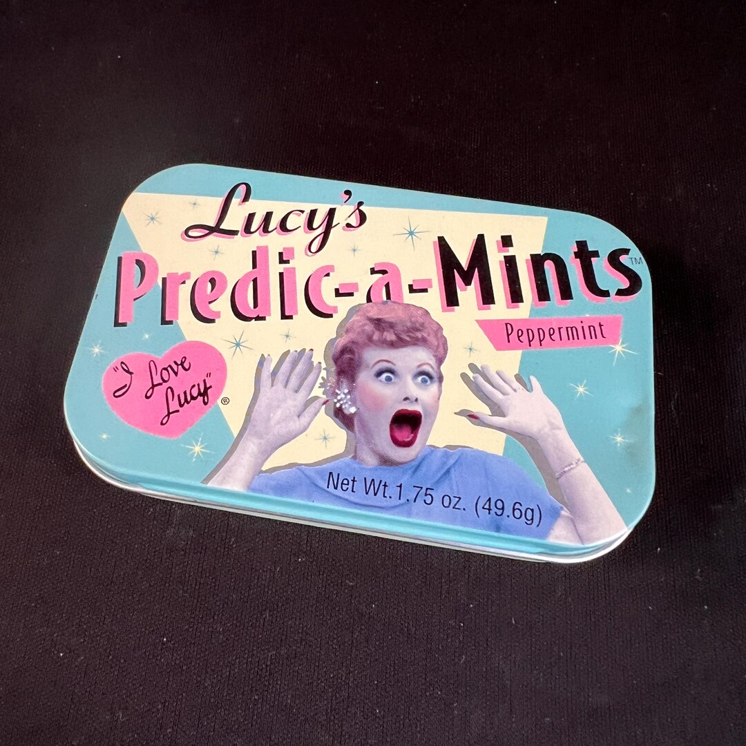 1990's I Love Lucy Predic-a-mints Tin, in Great Condition, Collectible ...