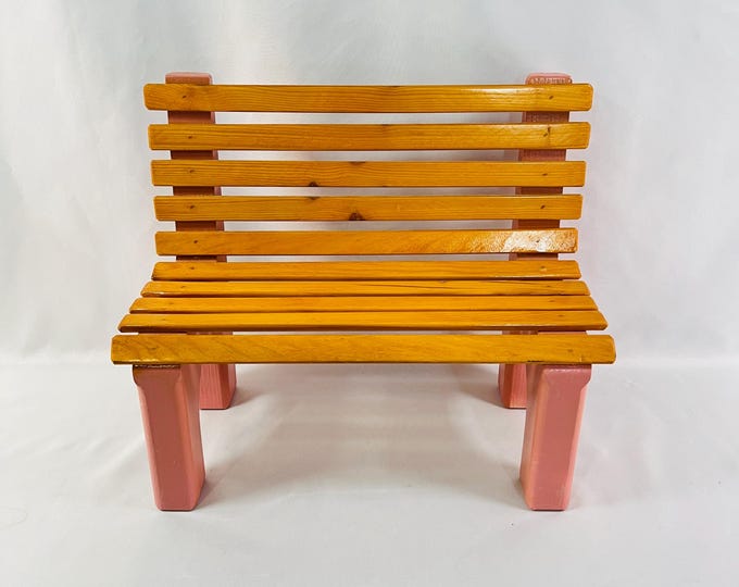 Wood Doll Park Bench, Display Piece, Use for Decor, Display a Small ...