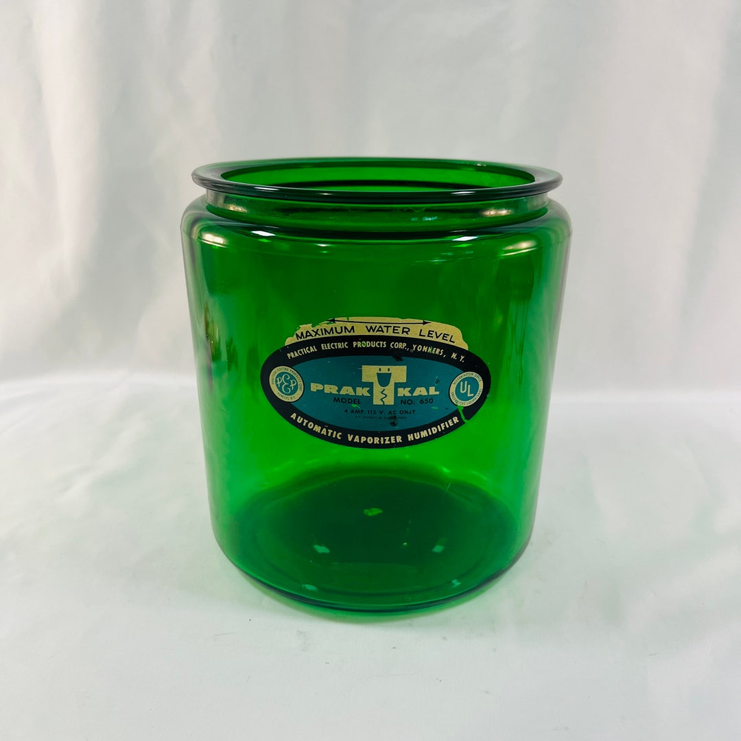 Vintage Emerald Green Praktkal Vaporizer Humidifier Jar, Original ...