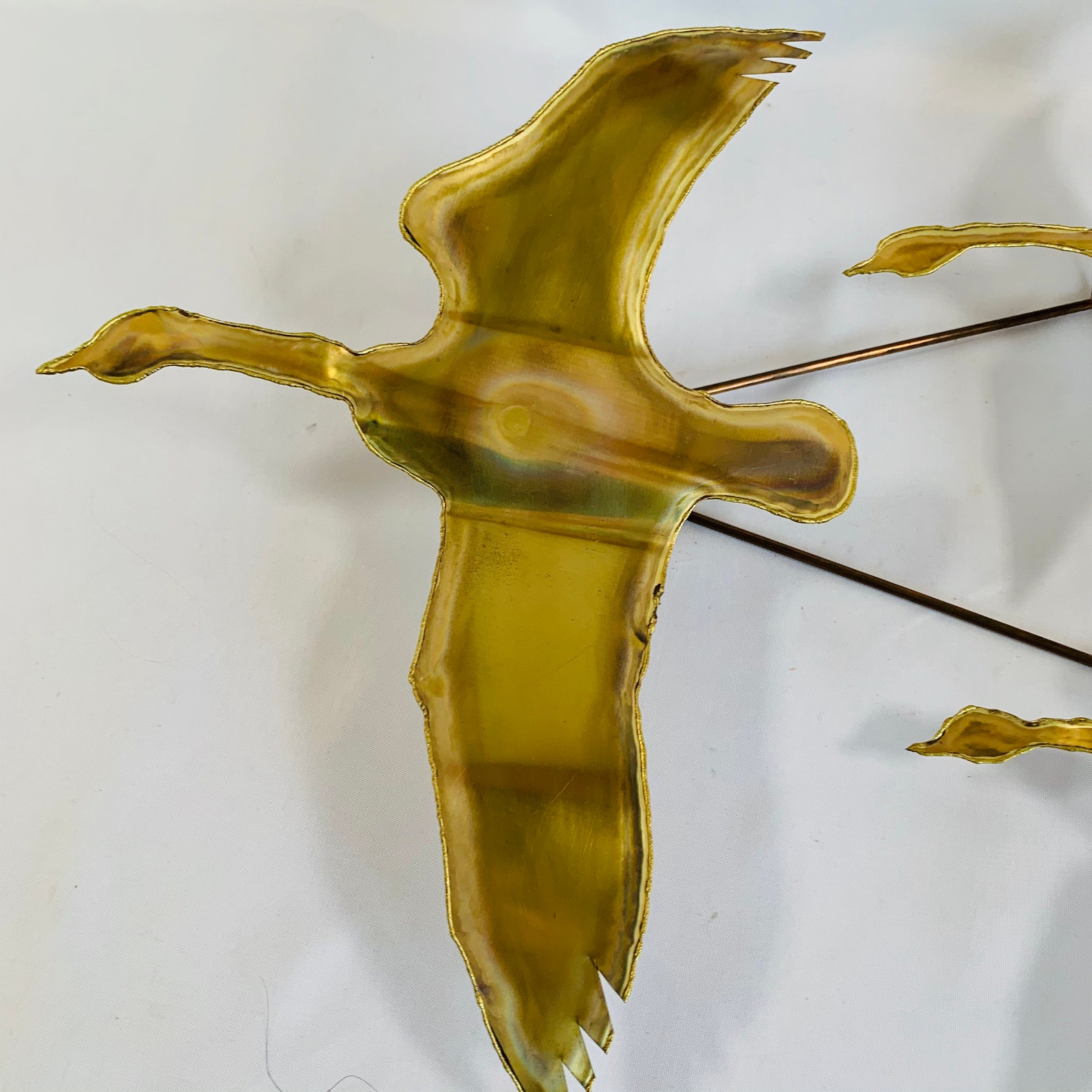 Metal Flying Geese Birds in Flight Wall Mount Detailed - Etsy