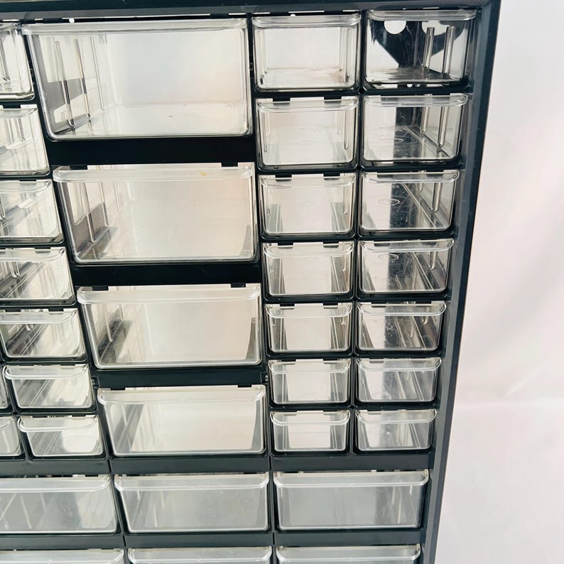 Extra Large Multi Drawer Organizer, Plastic Shell With 38 Plastic ...