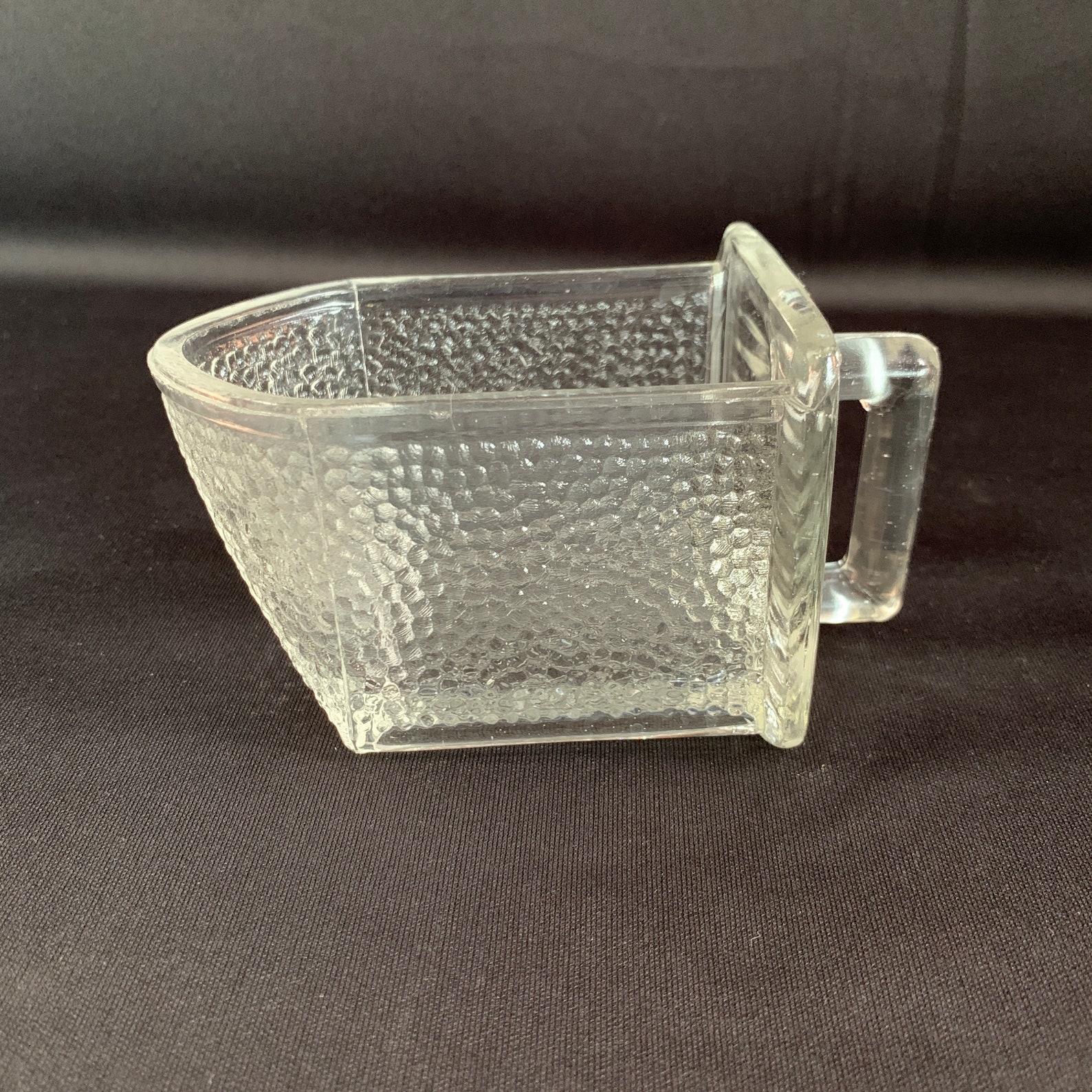 Vintage Glass Drawer Scoop With Handle and Pour Spout - Etsy