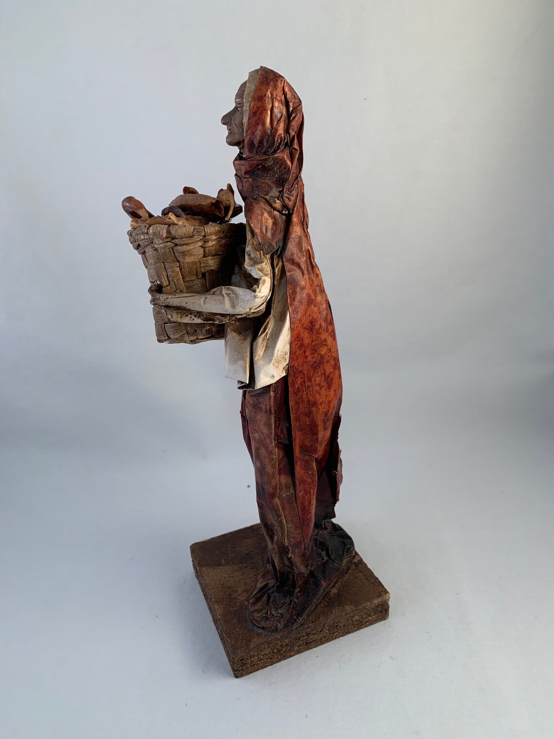 Vintage Mexican Folk Art Paper Mache Figure Sculpture | Etsy