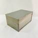 Vintage Metal Filing Index Box With Slide Card Holder Lined - Etsy