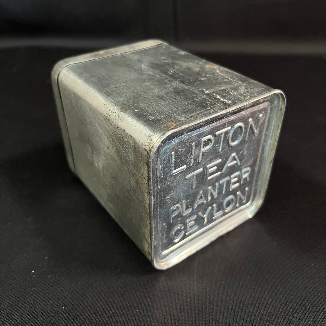 Antique Lipton Tea Planter Ceylon Collector Tin, Collectible Tea Tin ...