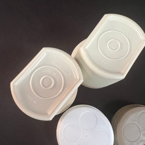 Vintage Tupperware Salt & Pepper Shakers, Twist Closure, Clean in Good ...