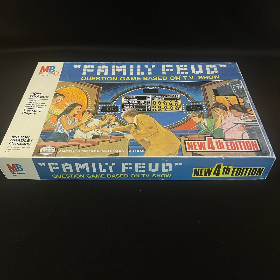 Vintage 1981 Family Feud Game by Milton Bradley, Game is Complete and ...